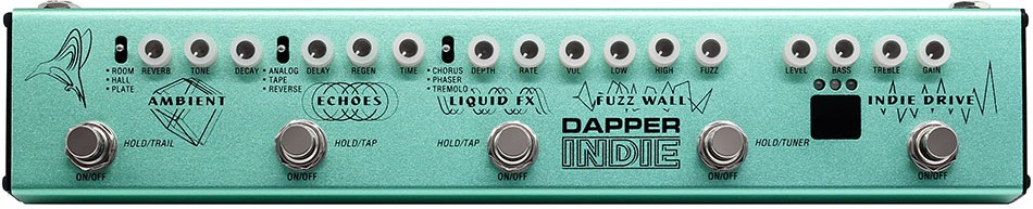 Valeton Dapper Indie kombinált effekt strip | hangszerplaza.hu