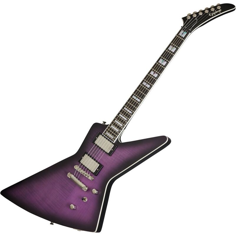 Epiphone Prophecy Extura Purple Tiger Aged Gloss elektromos gitár ...